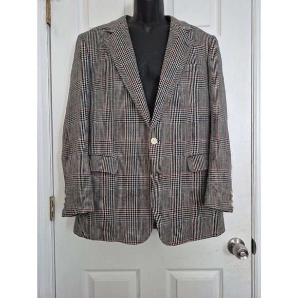 Kiton | Suits & Blazers | Cesarani Glen Plaid Blazer Sport Coat 42r ...